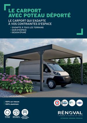 Calaméo - Carport design poteau déporté