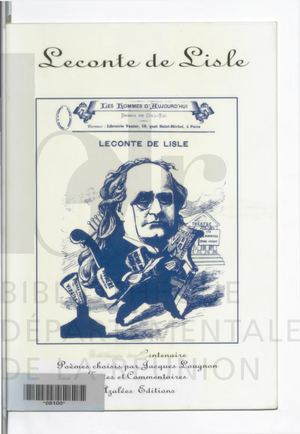Calaméo - Charles Leconte de Lisle : édition du Centenaire de la mort ...