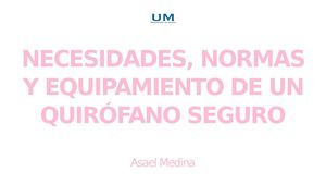 Calaméo - Necesidades, Normas Y Equipamiento De Un Quirófano Seguro (2)