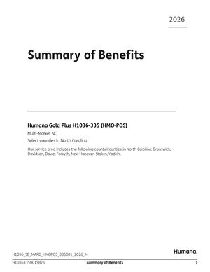Calaméo - Humana Gold Plus - 2026 Summary of Benefits (H1036-335)