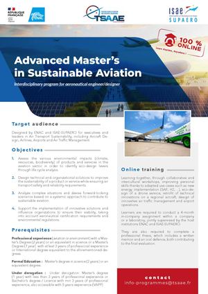 Calaméo - Flyer Post Master Sustainable Aviation Web
