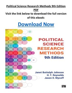 Calaméo - Political Science Research Methods 9th Edition PDF