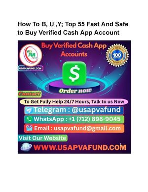 Calaméo - How To B, U ,Y; Top 55 Fast And Safe To Buy Verified Cash App ...