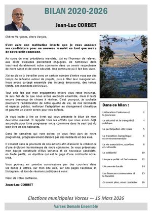 Calaméo - Varces - Elections Municipales 2026 - Liste Varces Demain ...