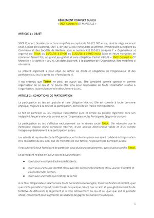 Calaméo - Template Règlement Jeu Concours Tiktok Marseille