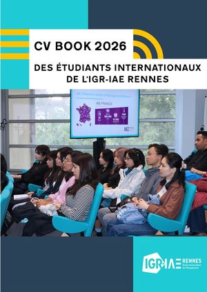 Calaméo - CVbook IGR-IAE Rennes 25-26