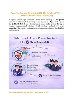 Calaméo - Phone Tracker App Download (2026) The Safe, Legal Way To ...