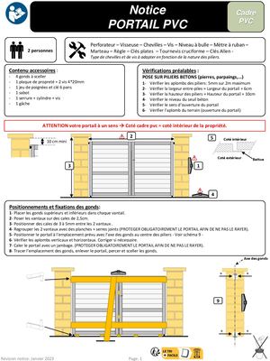 Calaméo - Catalpa Notice De Pose Portail